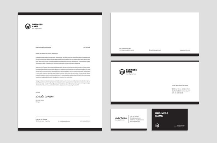 Indesign Envelope And Letterhead Template