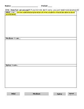 Building Thinking Classrooms Lesson Plan Template