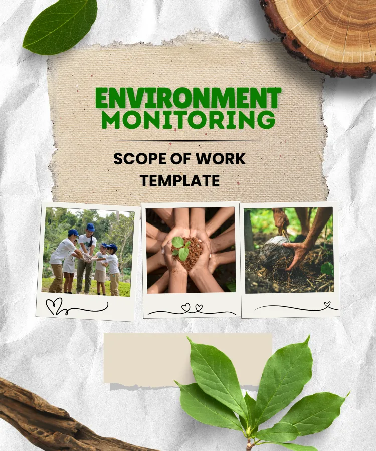 Environmental Monitoring Scope of Work Template